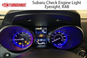 Subaru Check Engine Light Eyesight, RAB [Reasons + Fix]