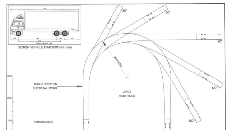 Semi Truck Turn Radius | Dimensions & Drawings